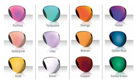 The bright mirror collection lenses from Essilor | Pollard Optical